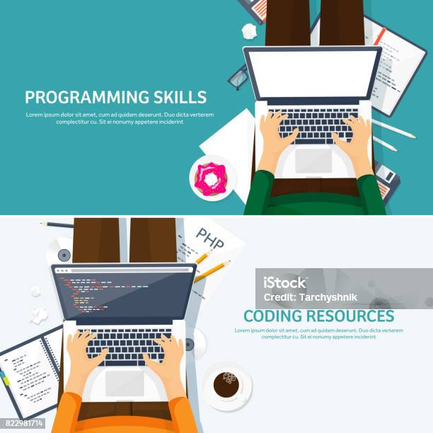 Programmingcoding Flat Computing Background Code Hardwaresoftware Web Development Search Engine