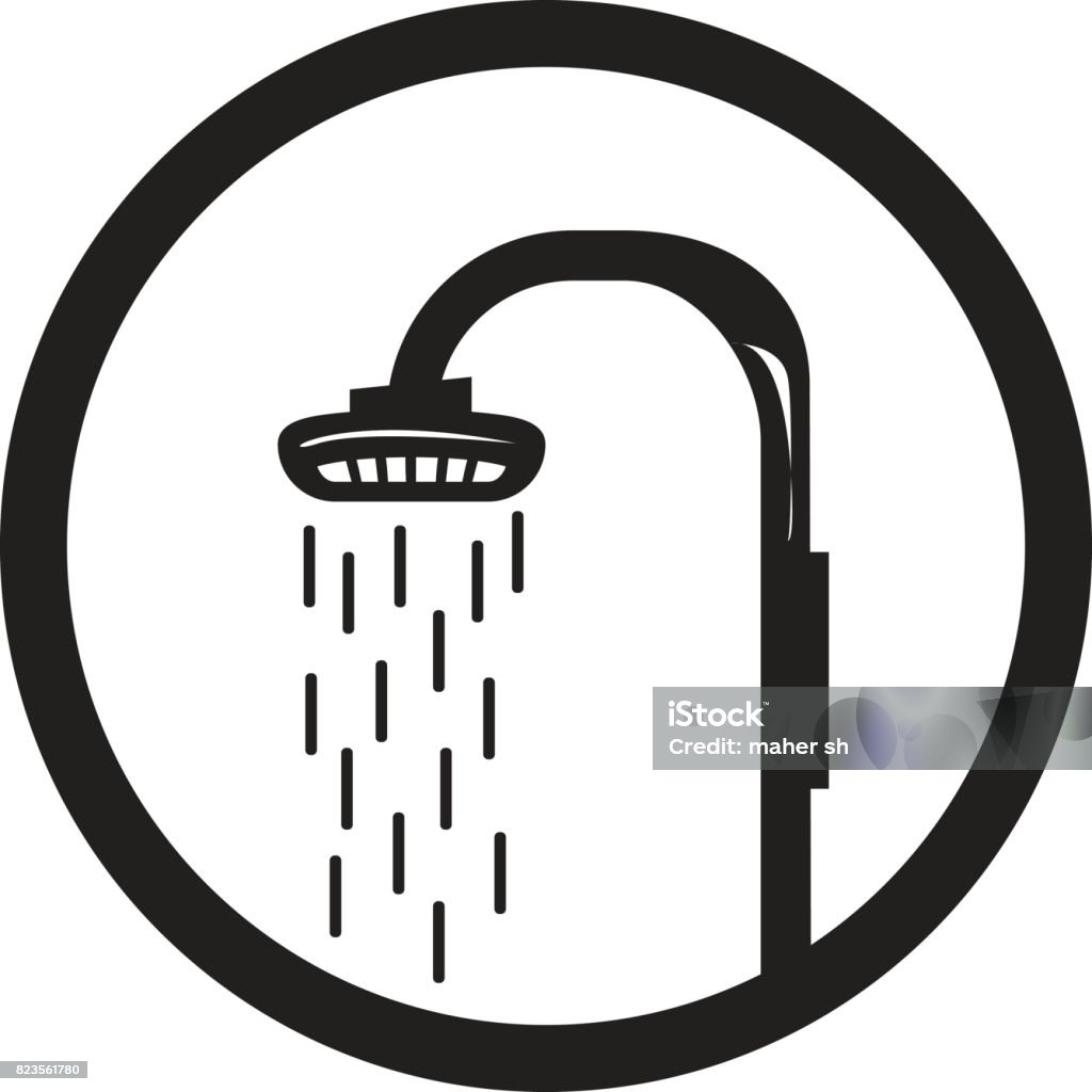 Shower Head Icon Stock Illustration Download Image Now Bathroom
