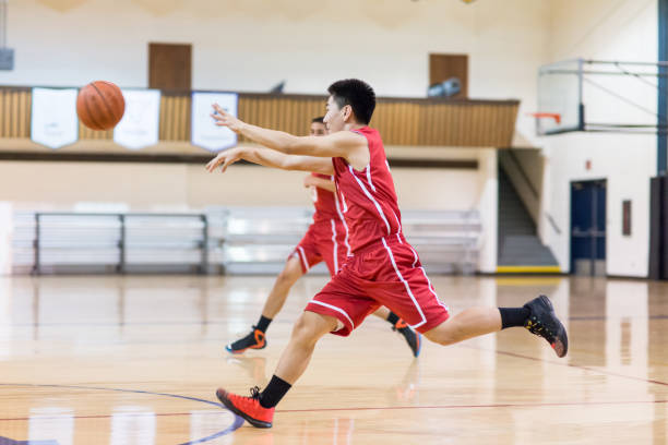 Passing Basketball
