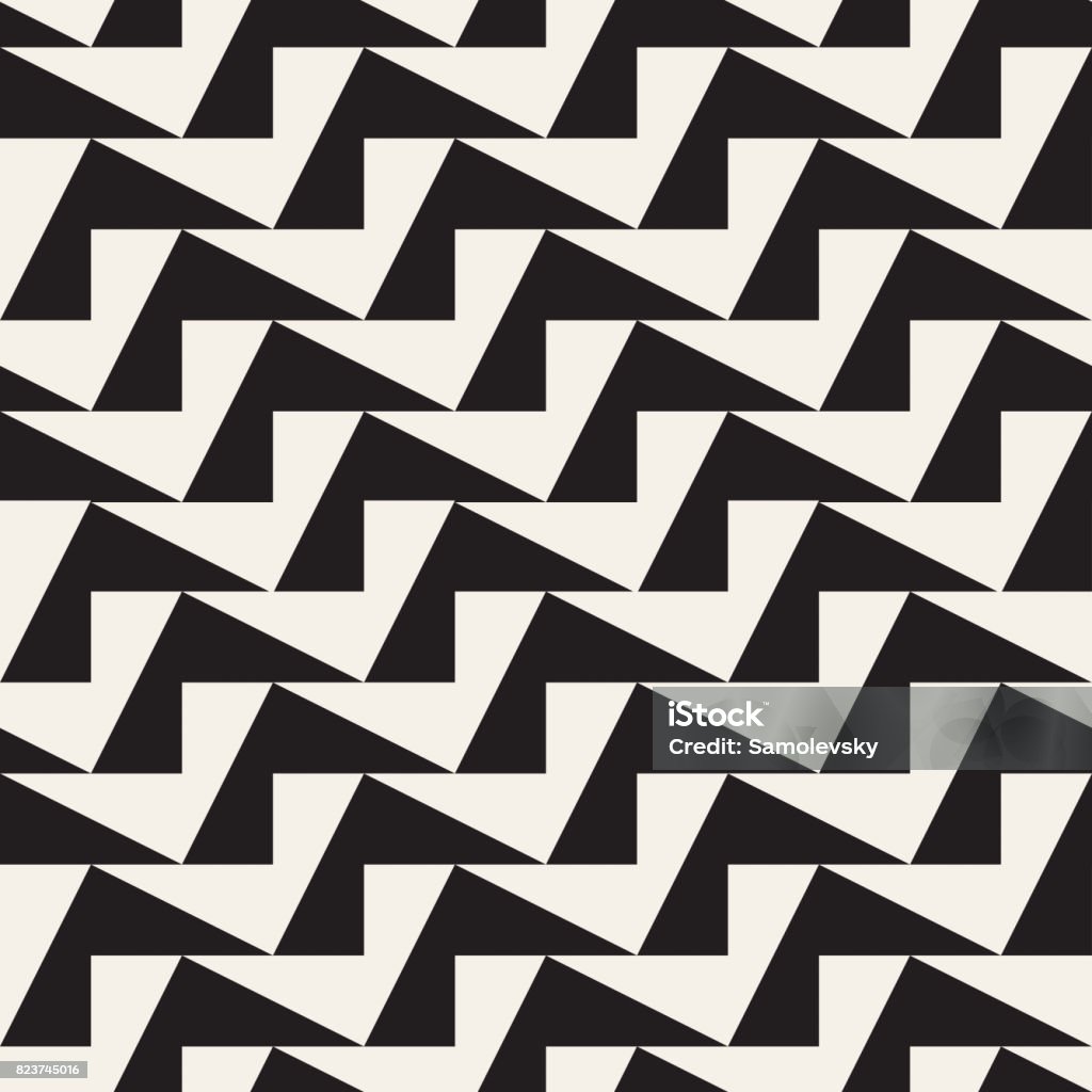 Seamless Abstract Decorative Background Vector Geometric Tiling Pattern