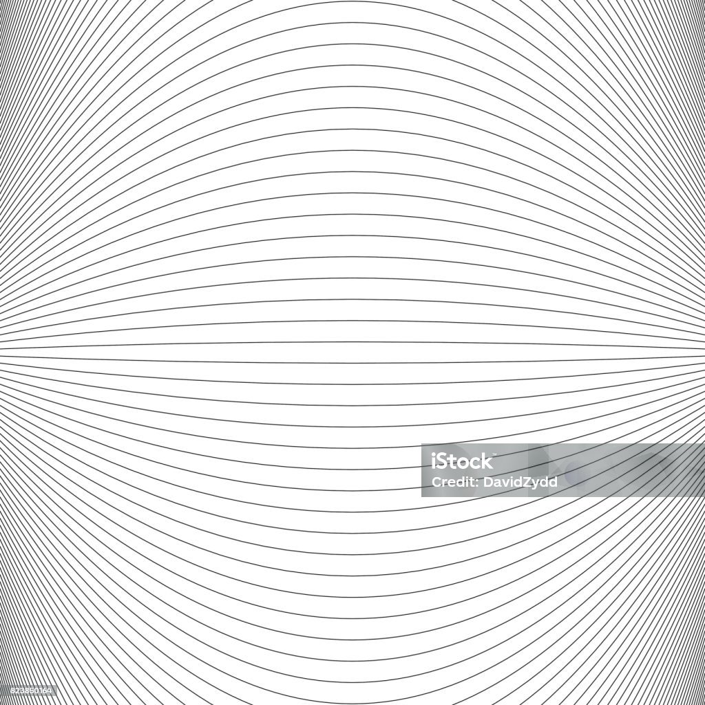Monochrome Abstract Line Pattern Background Vector Graphic Design Stock