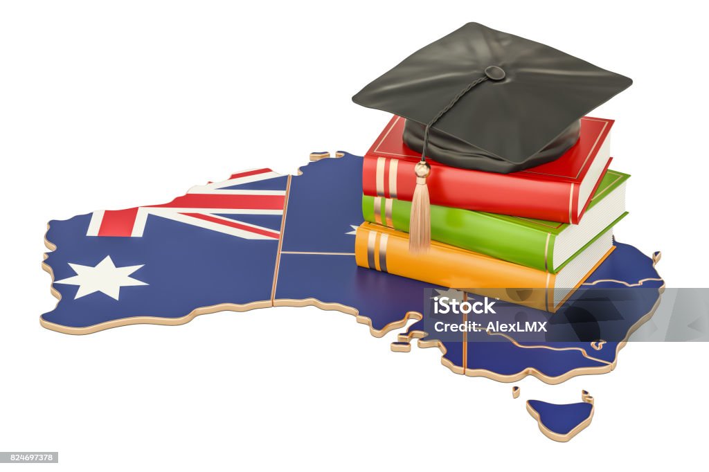 Pendidikan Dalam Konsep Australia Rendering 3d Terisolasi Pada Latar ... Pendidikan Dalam Konsep Australia Rendering 3d Terisolasi Pada Latar ...