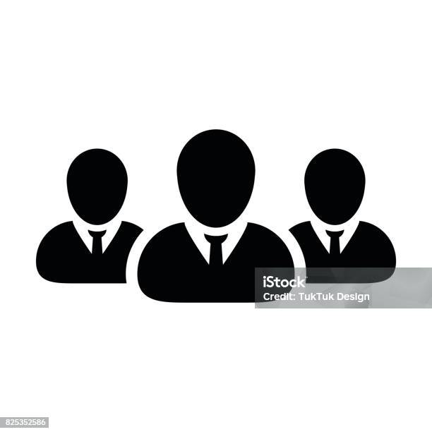 Groupe Dutilisateurs Hommes Équipe Icône Vector De Gens Pictogramme