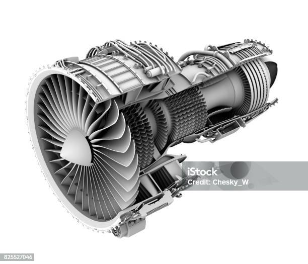 3d Clay Cutaway Render Mesin Jet Turbofan Terisolasi Pada Latar ... 3d Clay Cutaway Render Mesin Jet Turbofan Terisolasi Pada Latar ...