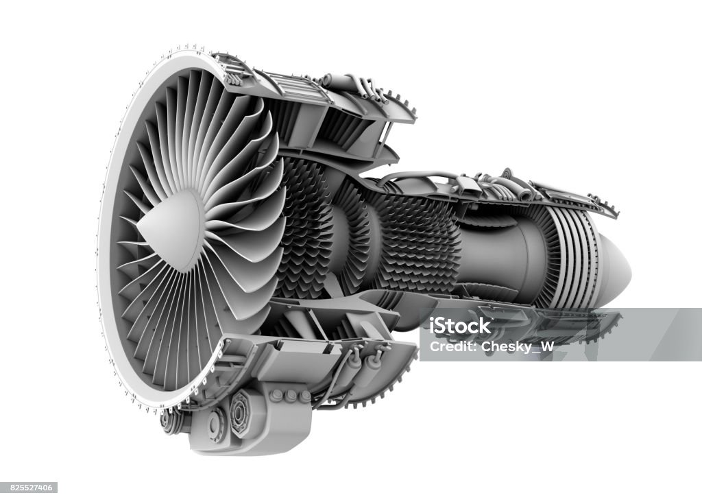 3d Clay Cutaway Render Mesin Jet Turbofan Terisolasi Pada Latar ... 3d Clay Cutaway Render Mesin Jet Turbofan Terisolasi Pada Latar ...