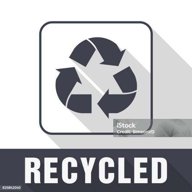 Symbole De Recyclés Et Demballage Signer Pour La Livraison De La