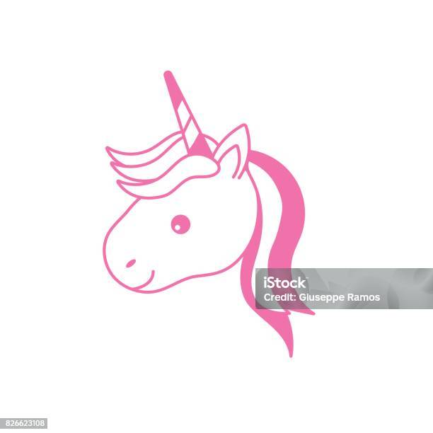 Siluet Kepala Unicorn Lucu Dengan Tanduk Dan Gaya Rambut Ilustrasi Stok ... Siluet Kepala Unicorn Lucu Dengan Tanduk Dan Gaya Rambut Ilustrasi Stok ...