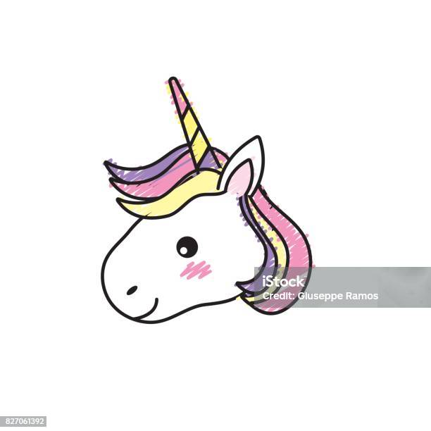 Kepala Unicorn Lucu Dengan Tanduk Dan Gaya Rambut Ilustrasi Stok ... Kepala Unicorn Lucu Dengan Tanduk Dan Gaya Rambut Ilustrasi Stok ...