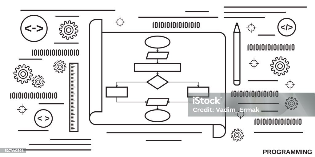 Program Coding Vector Concept Stock Illustration Download Image Now Applying Coding