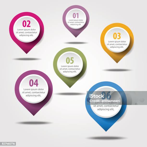 Ilustrasi Templat Desain Infografis Bisnis Ilustrasi Stok Unduh