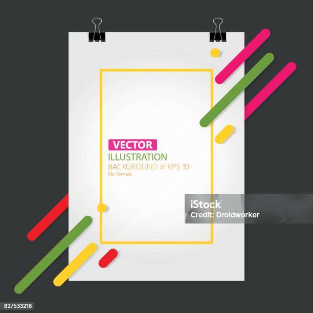 Desain Templat Untuk Sampul Spanduk Latar Belakang Abstrak Vektor
