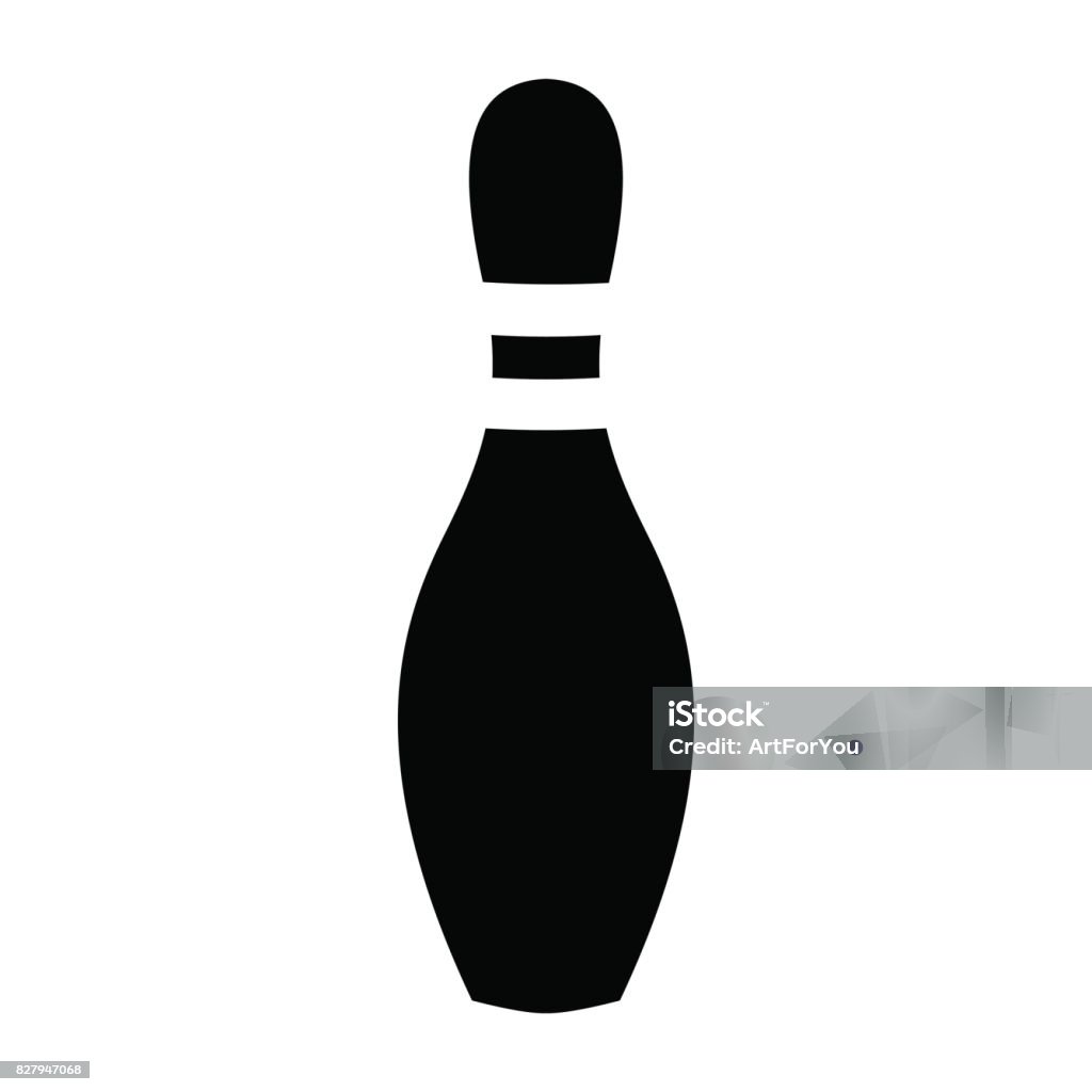 Standing Bowling Pin Vector Illustration Isolated Stock Illustration ... Standing Bowling Pin Vector Illustration Isolated Stock Illustration ...