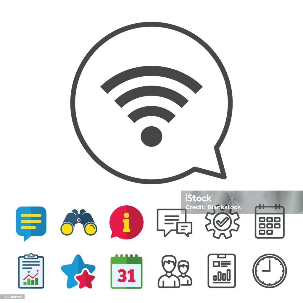 Tanda Wifi Simbol Wifi Jaringan Nirkabel Ilustrasi Stok Unduh Gambar Sekarang Aksesibilitas