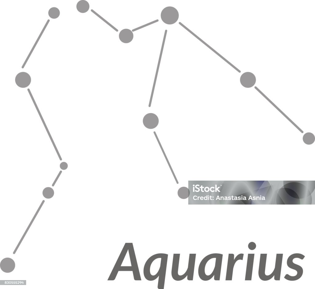Die Wassermann Aquariussingen Sternbild Vektorelement Age Of Aquarius ... Die Wassermann Aquariussingen Sternbild Vektorelement Age Of Aquarius ...
