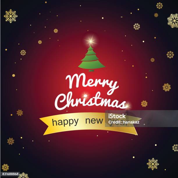 Kartu Ucapan Vektor Natal Dan Latar Belakang Selamat Natal Dan Tahun