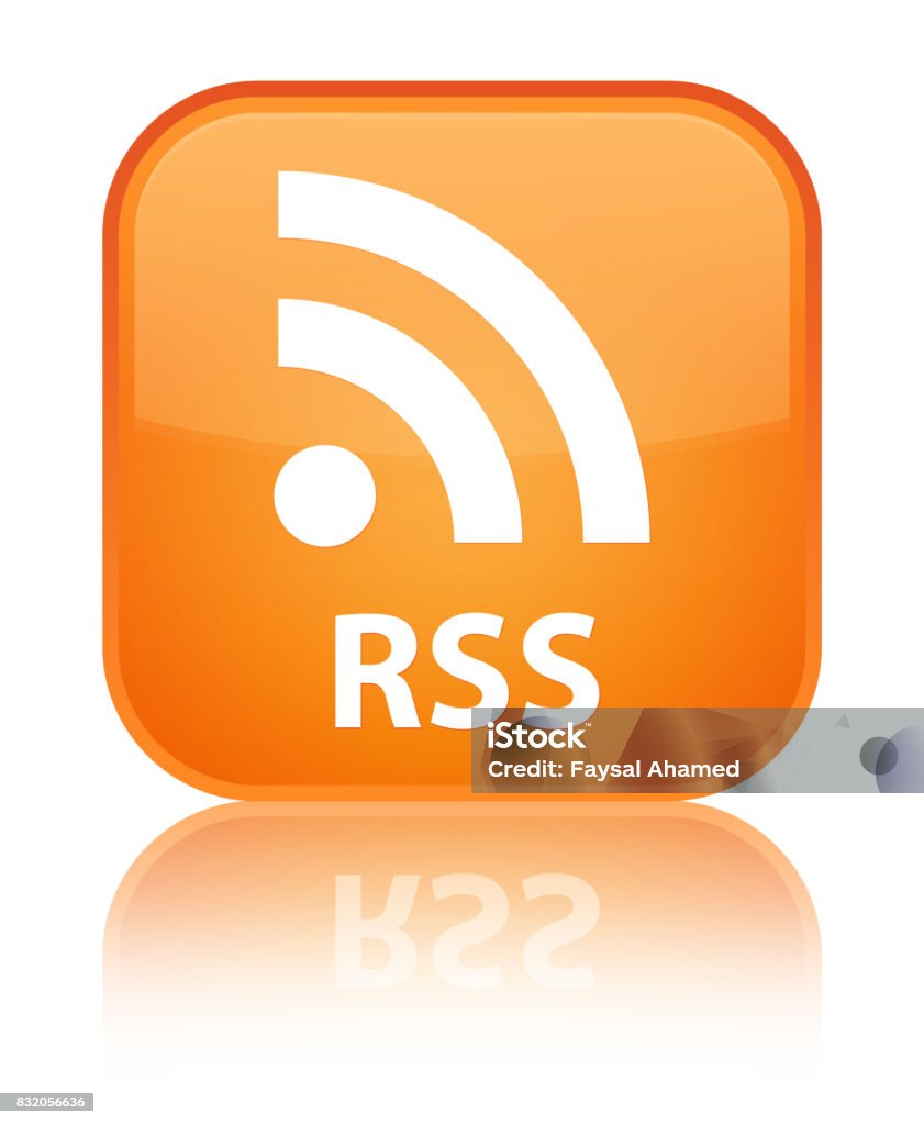 Rss 特別なオレンジ色の正方形ボタン Rssのベクターアート素材や画像を多数ご用意 Rss アメリカ合衆国 イラストレーション