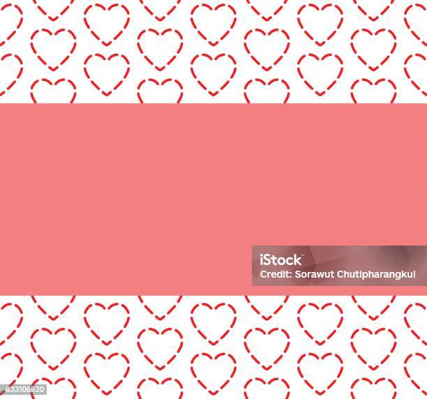 Motif De Forme De Coeur Rouge Tableau De Bord Avec Le Fond De Lespace