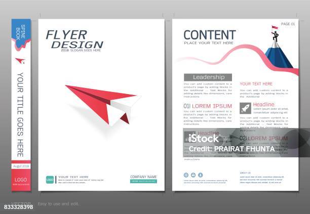 Sampul Vektor Template Desain Buku Konsep Startup Bisnis Gunakan Untuk