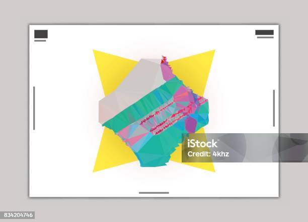 Template Tata Letak Desain Grafis Abstrak Modern Ilustrasi Stok Unduh