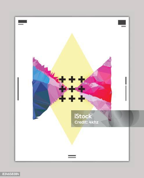 Template Tata Letak Sampul Desain Grafis Abstrak Poligon Modern
