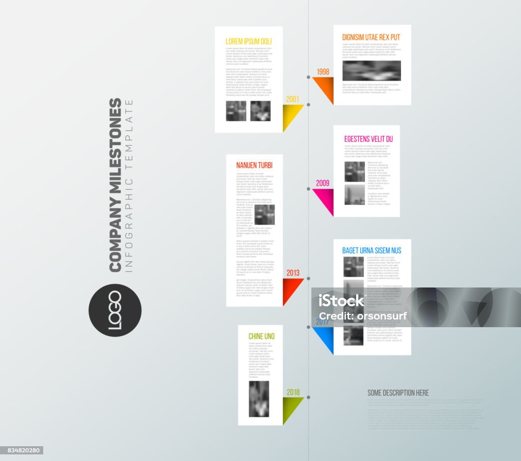 Vector Vertical Infographic Timeline Report Template Stock Illustration ... Vector Vertical Infographic Timeline Report Template Stock Illustration ...