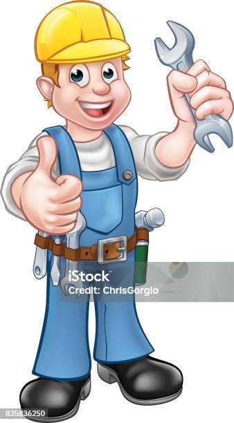 Mekanik Atau Tukang Ledeng Dengan Spanner Ilustrasi Stok - Unduh Gambar ... Mekanik Atau Tukang Ledeng Dengan Spanner Ilustrasi Stok - Unduh Gambar ...