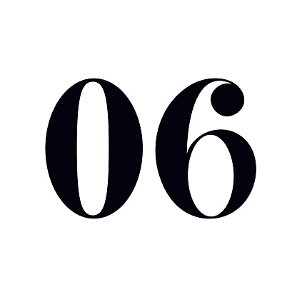 06 Number Print Design Stock Illustration - Download Image Now - 1960 ... 06 Number Print Design Stock Illustration - Download Image Now - 1960 ...