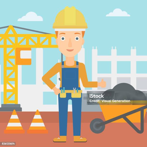 Builder 표시중 최고야 개성 개념에 대한 스톡 벡터 아트 및 기타 이미지 개성 개념 건설 산업 건설 장비 Istock