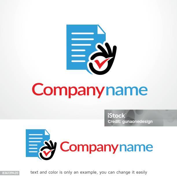 Centang File Symbol Template Design Vector Lambang Konsep Desain Simbol