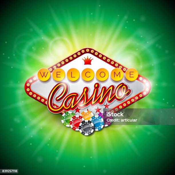 Ilustrasi Vektor Pada Tema Kasino Dengan Chip Bermain Warna Dan ... Ilustrasi Vektor Pada Tema Kasino Dengan Chip Bermain Warna Dan ...
