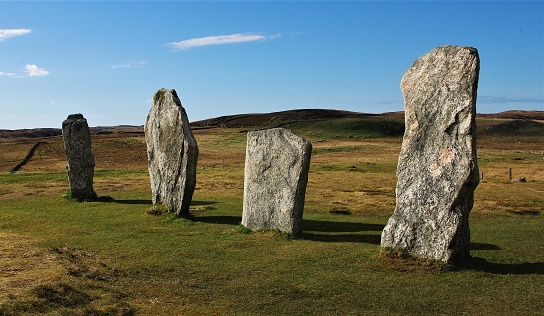 Callanish 루이스 스코틀랜드의 섬에 서 있는 돌 0명에 대한 스톡 사진 및 기타 이미지 0명 거석 고대 유물