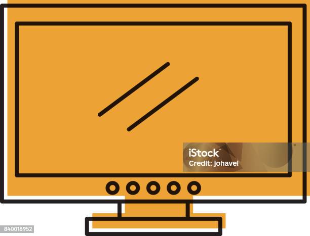 Tv 플라즈마 고립 된 아이콘 0명에 대한 스톡 벡터 아트 및 기타 이미지 0명 Lcd Led 조명 Istock
