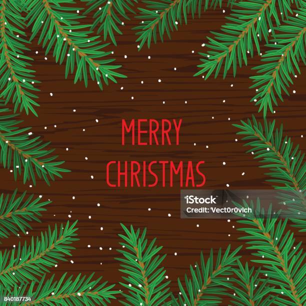 Neşeli Noel Ve Mutlu Yeni Yıl Kış Kartı Arka Plan Şablonu Ile Xmas