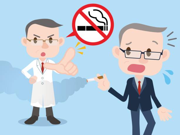 60 Doctor Stop Smoking Stock Illustrations Royalty Free Vector