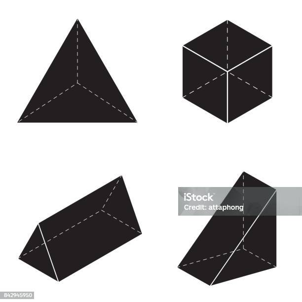 Set Of Basic 3d Geometric Shapes Geometric Solids Vector Illustration ... Set Of Basic 3d Geometric Shapes Geometric Solids Vector Illustration ...