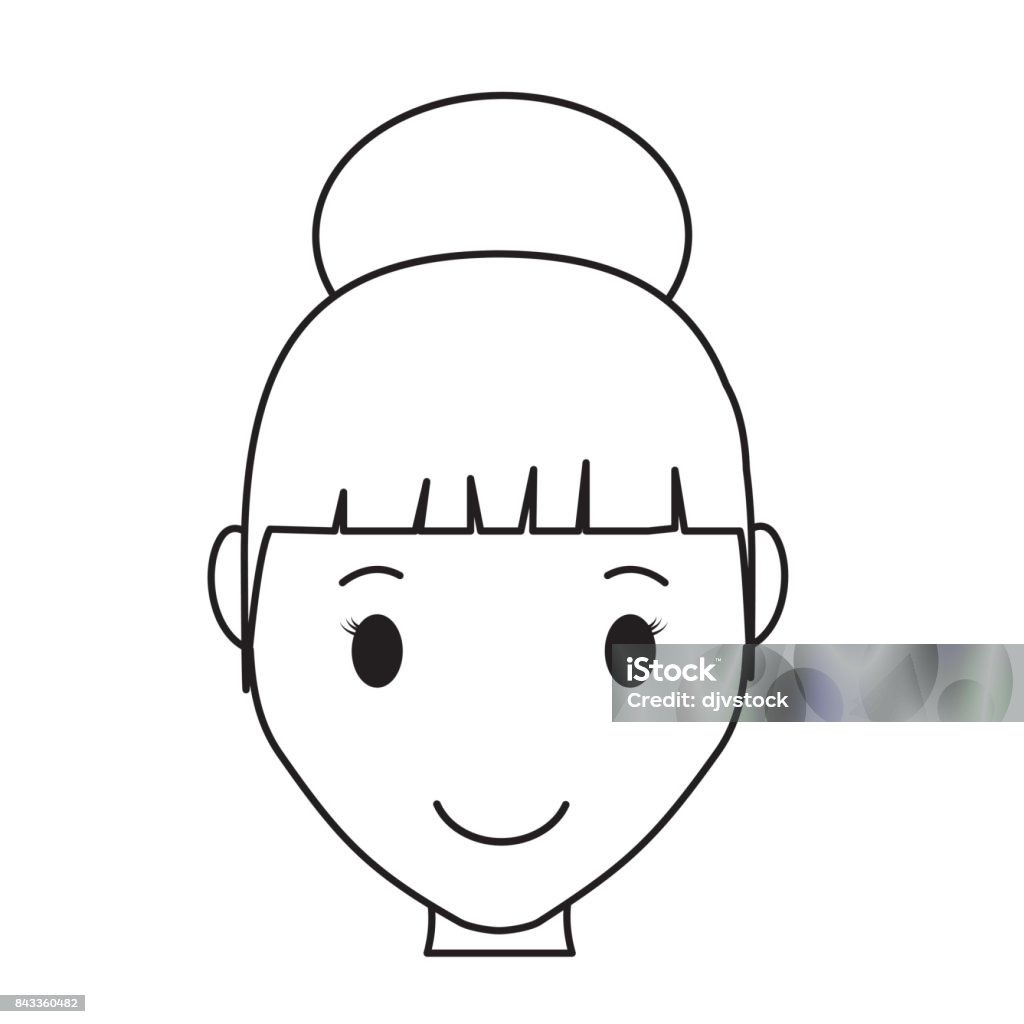Girl Cartoon Icon Stock Illustration Download Image Now Adult