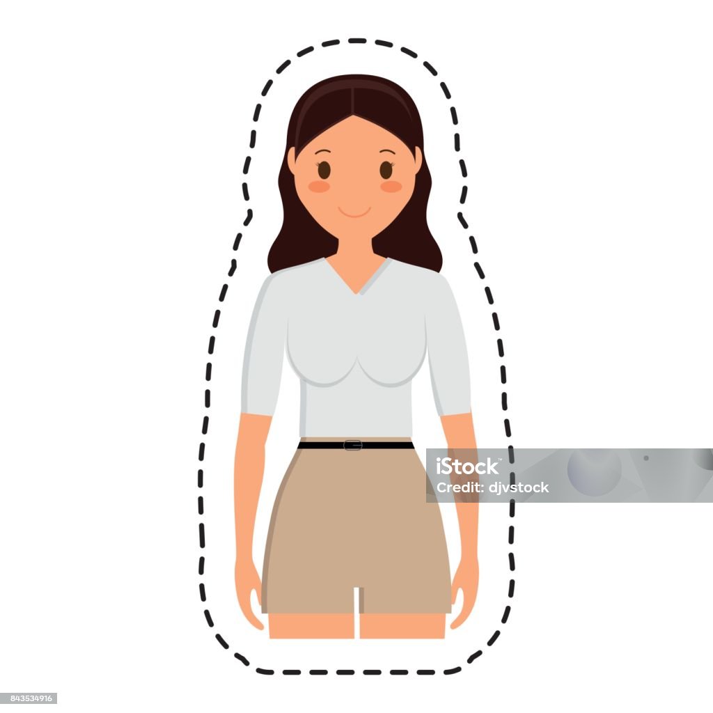 Vetores De Ícone Dos Desenhos Animados De Mulher E Mais Imagens De Adulto Adulto Amizade