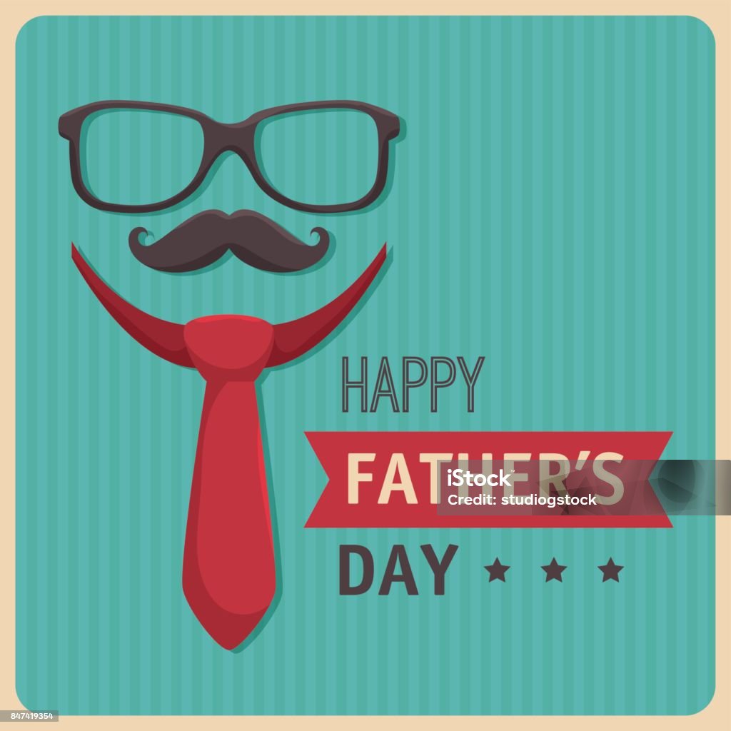 Happy Fathers Day Design Stock Illustration Download Image Now Arts