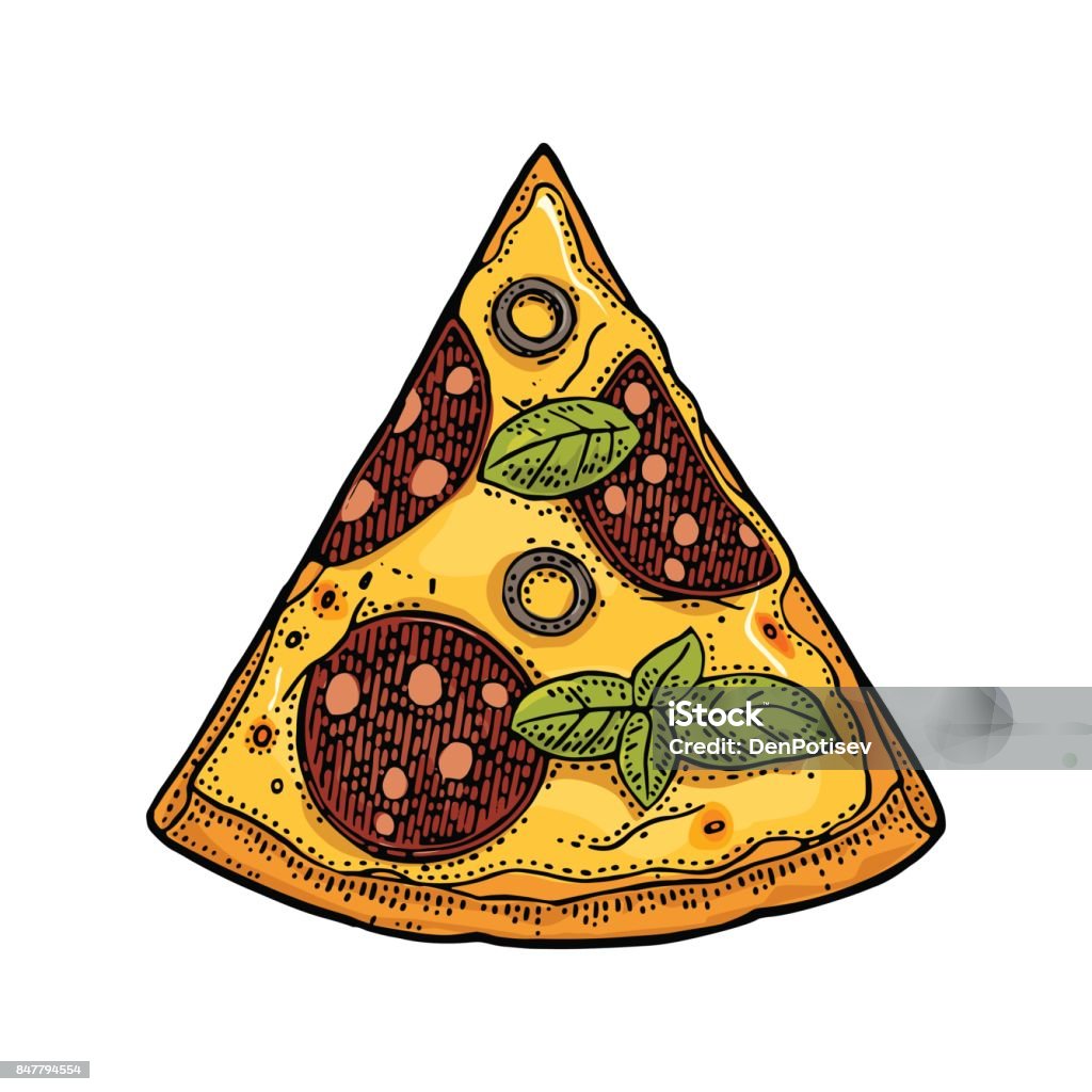 Iris Pizza Pepperoni Ilustrasi Ukiran Vektor Vintage Untuk Poster Menu ... Iris Pizza Pepperoni Ilustrasi Ukiran Vektor Vintage Untuk Poster Menu ...