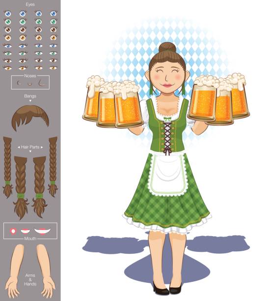 1300 Grafiken Lizenzfreie Vektorgrafiken Und Clipart Zu Bierglas Frau Istock