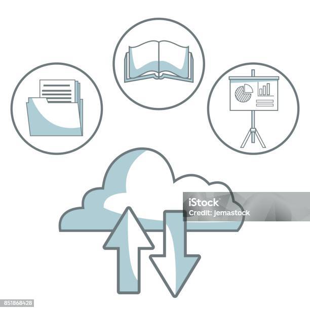 Fond Blanc Avec Silhouette Couleur Ombrage De Sections De Stockage En