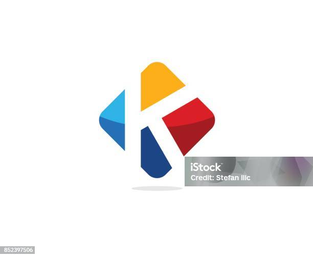 K 알파벳 아이콘크기 알파벳 K에 대한 스톡 벡터 아트 및 기타 이미지 알파벳 K 0명 개념 Istock