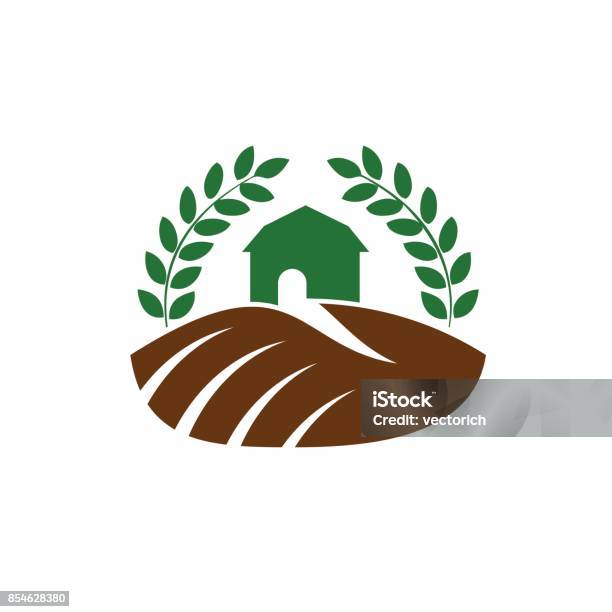 Symbole De Lagriculture Unique Vecteurs Libres De Droits Et Plus D