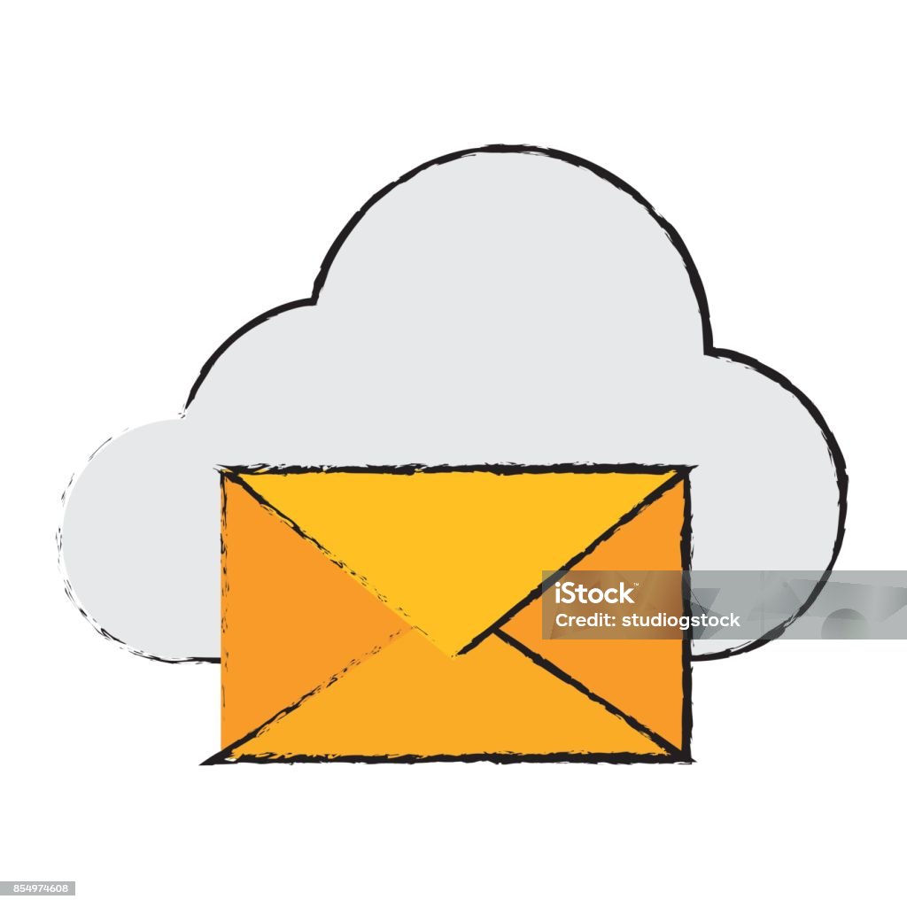Ilustración de Sobres De Correo Con Cloud Computing y más Vectores ... Ilustración de Sobres De Correo Con Cloud Computing y más Vectores ...