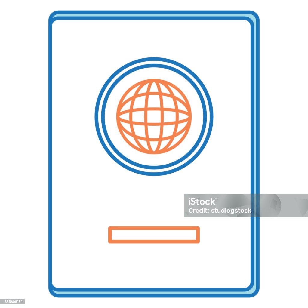 Passport Document Isolated Icon Stock Illustration Download Image Now