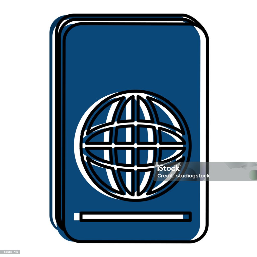 Passport Document Isolated Icon Stock Illustration Download Image Now
