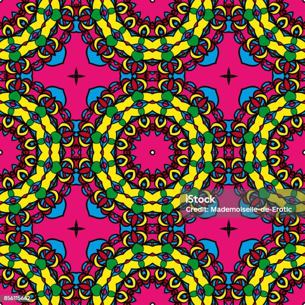 Colorfull 원활한 꽃 패턴입니다 장식적인 배경입니다 대 한 직물 또는 종이에 인쇄 벡터 일러스트 레이 션 0명에 대한