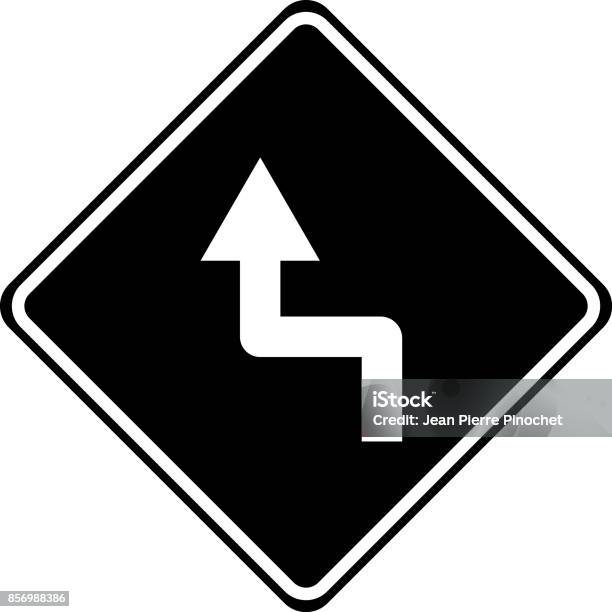 Sharp Turns Ahead Warning Sign Stock Illustration - Download Image Now ... Sharp Turns Ahead Warning Sign Stock Illustration - Download Image Now ...