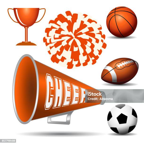 Cheerleading 치어리더에 대한 스톡 벡터 아트 및 기타 이미지 치어리더 응원술 휴대용 마이크 Istock