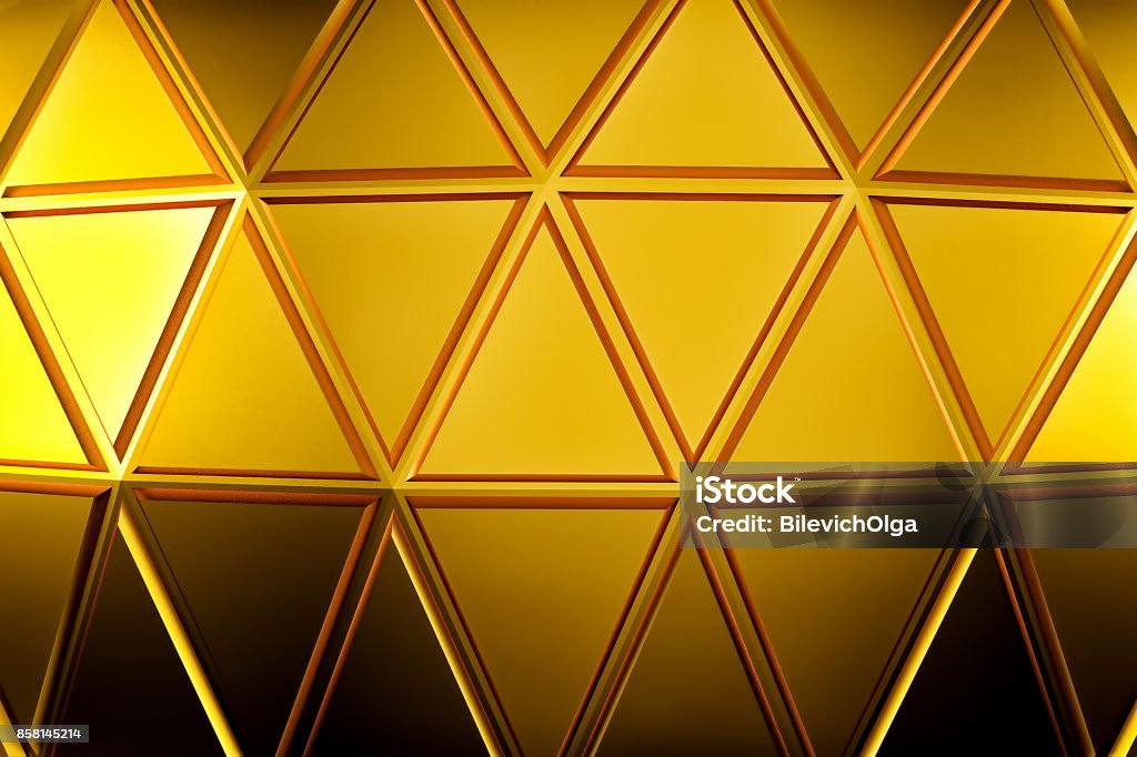 Abstract Gold Geometric Background Gold Texture With Shadow 3d Render